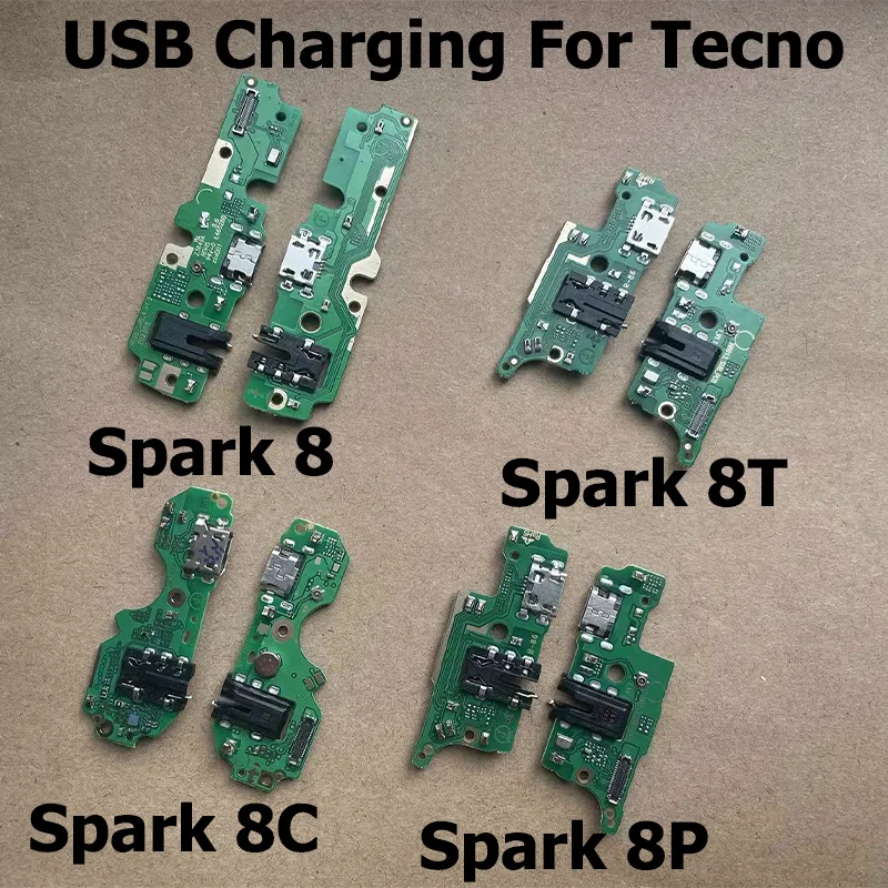 New-For-Tecno-Spark-8-8C-8P-8T-USB-Charging-Dock-Board-Connector ...