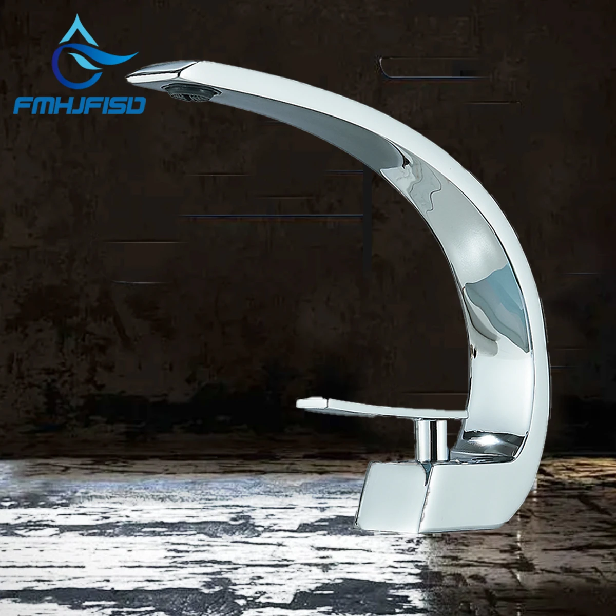 FMHJFISD-Chrome-Basin-Faucet-Stainless-Steel-Hot-Cold-Water-Mixer-Tap ...