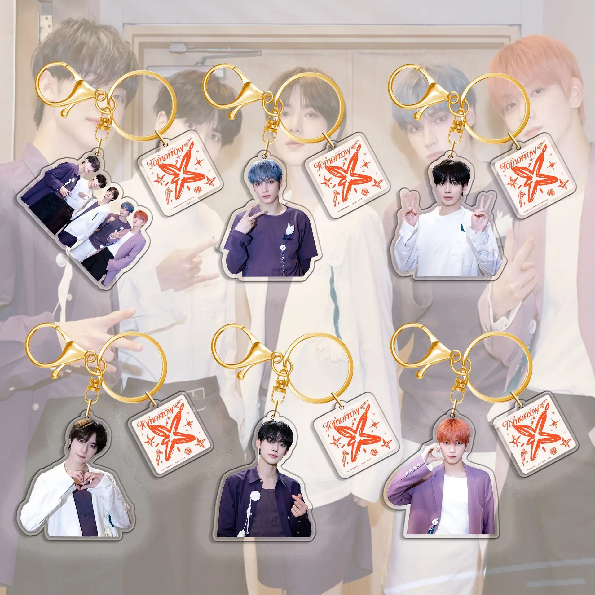 Kpop-ATEEZ-TXT-Keychain-FREEFALL-Deja-Vu-Album-Minisode-3-YEONJUN-Key ...