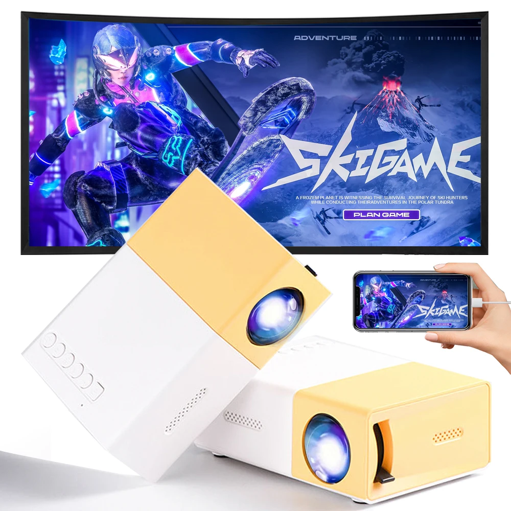 YG300-Mini-LED-Projector-Yg300-Upgraded-Version-800-Lumen-HDMI-USB ...