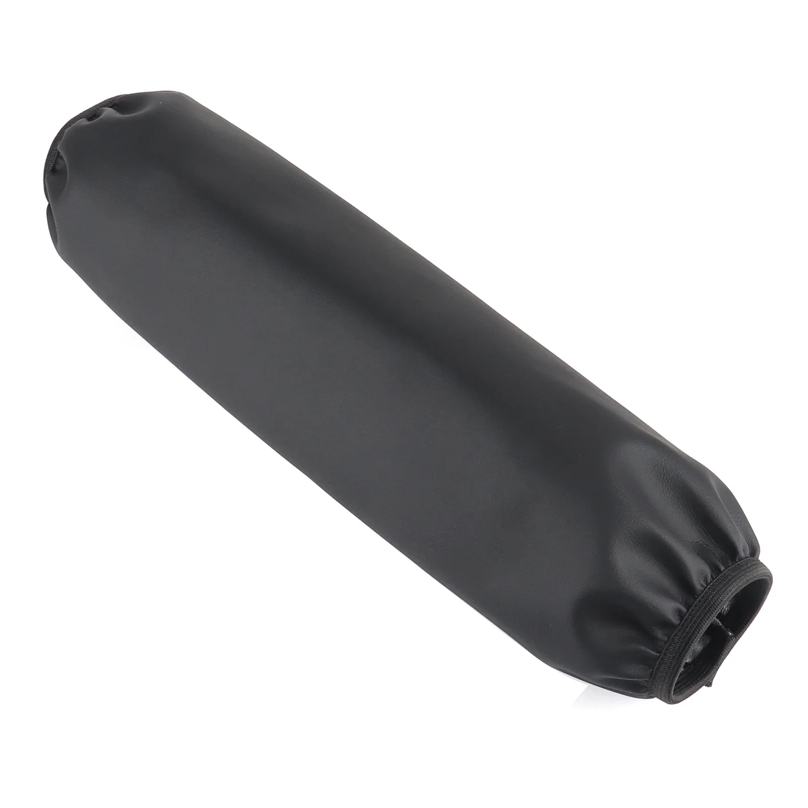 Motorcycle 350mm Universal Rear PU Leather Shock Absorber Suspension ...