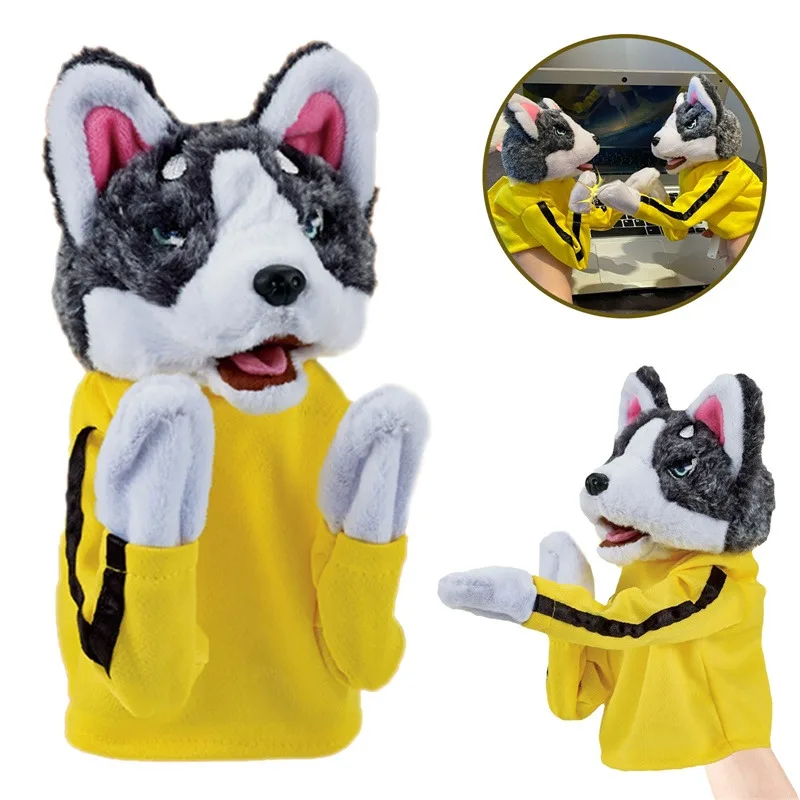 Dog-Puppet-Hand-Puppet-Dog-Kung-Fu-Puppet-Husky-Boxing-Puppet-Finger ...