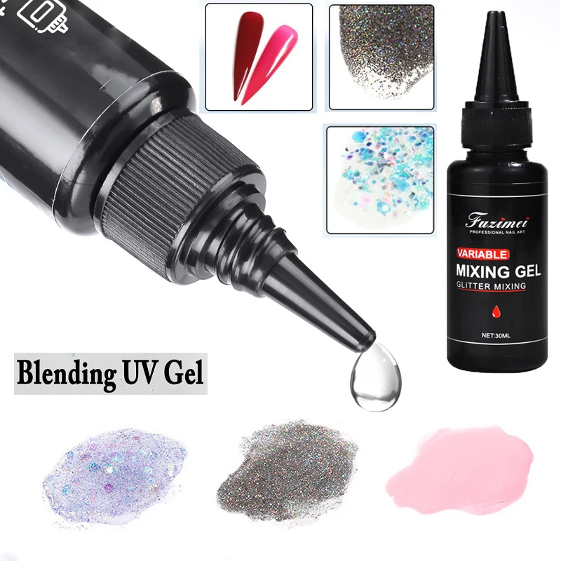 30ml-Nail-Blending-UV-Gel-Soak-Off-UV-LED-System-Mixing-Gel-For-All ...
