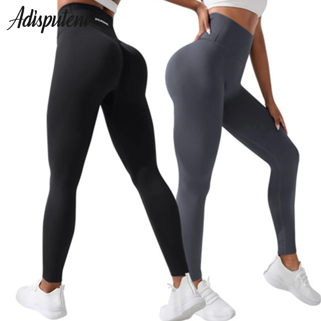With-Letter-Yoga-Pants-High-Waist-Hip-Lift-Women-Lycra-Skin-friendly ...