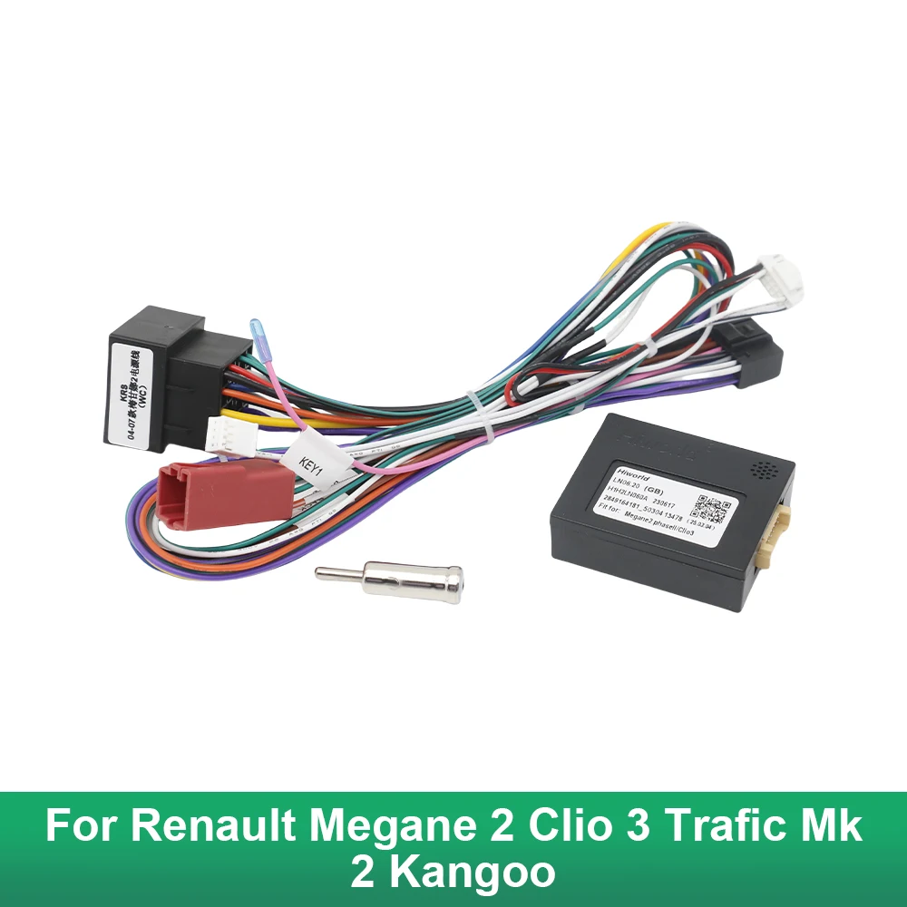 CAN Bus Decoder 16 Pin to ISO Radio Harness Adapter Car Android Wiring ...