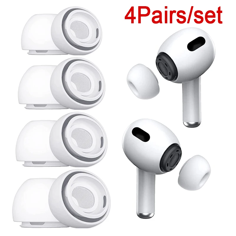4pairs-Soft-Silicone-Ear-Tips-for-Airpods-Pro-1-2-Protective-Earbuds ...