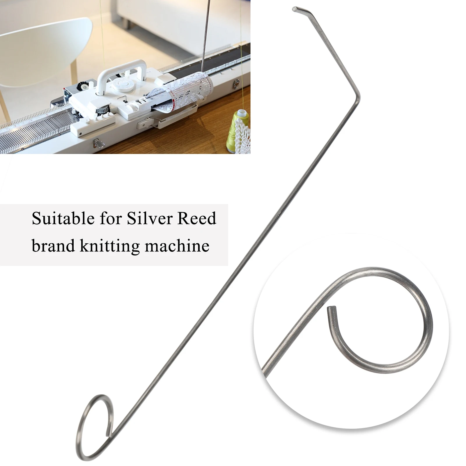 Knitting Machine Hook Needles Replacement Fit for Silver Reed Brand ...