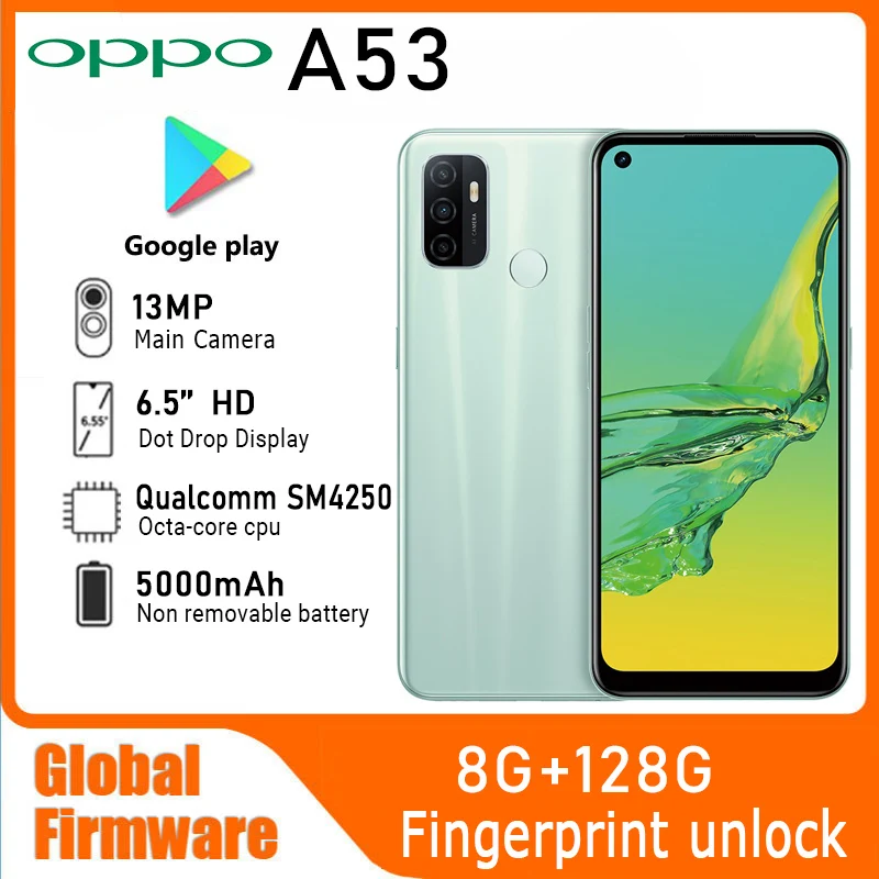 OPPO A53 LTE GSM Cámara cuádruple desbloqueada de 6,5" y 13 MP (Dual ...