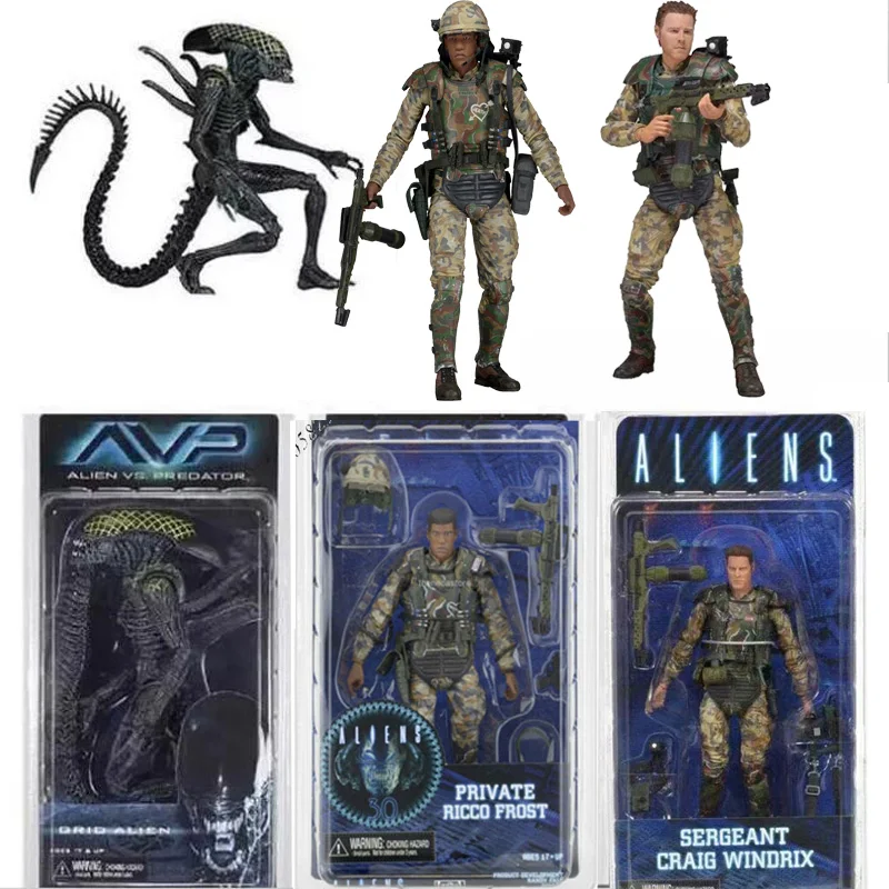 Aliens-vs-Predator-Grid-Alien-Private-Ricco-Frost-Sergeant-Craig ...