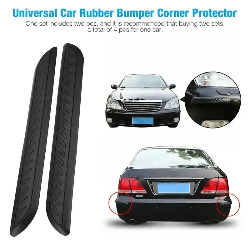 Car front and rear bumper corner protectors, new waterproof adhesive ...