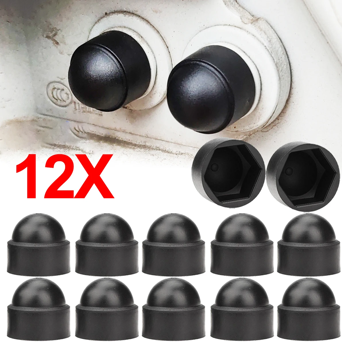 Pack of 12 Auto Screw Protection Cap For Nissan Qashqai J10 J11 Tiida ...