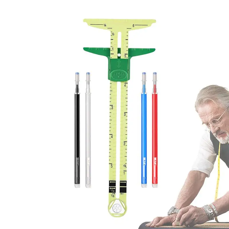 5-IN-1-Sewing-Seam-Ruler-Measuring-Gauge-Patchwork-Quilting-Tailor ...
