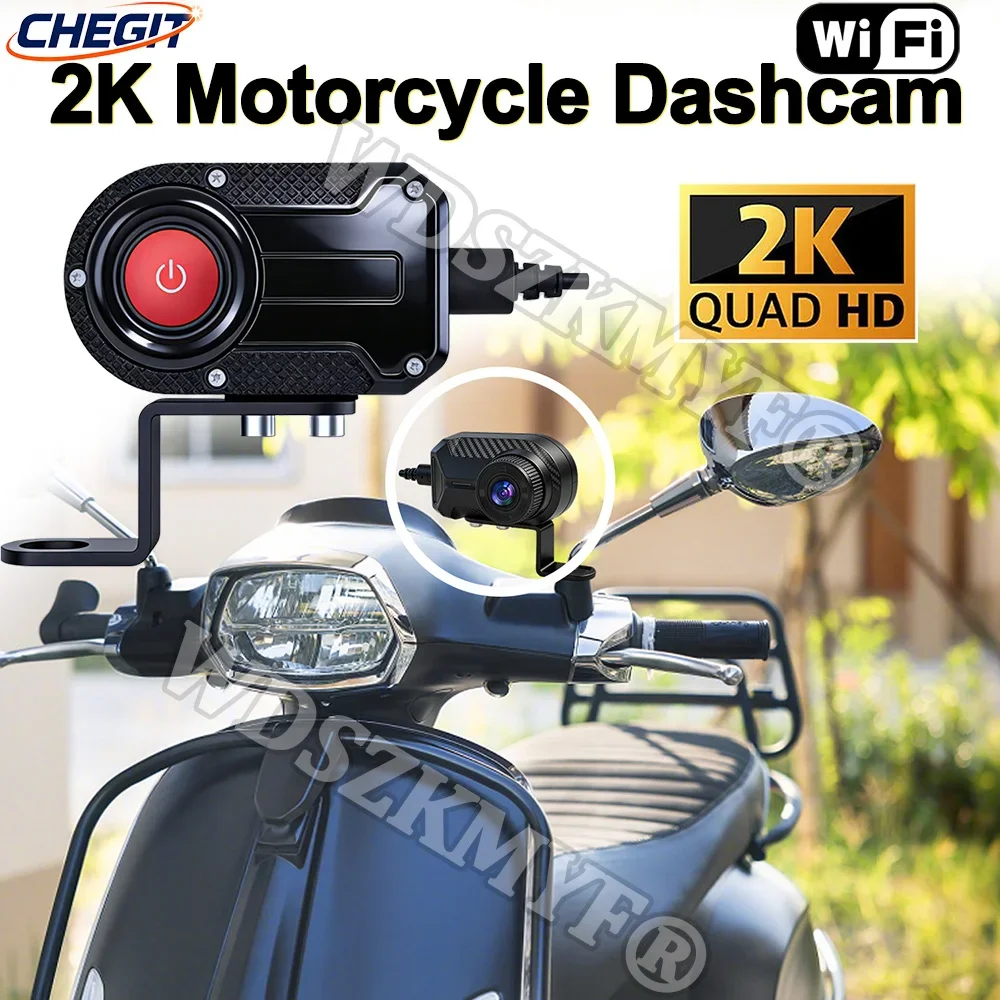 New 2K Motorcycle Driving Dash Cam DVR 30fps Camcorder Mountain ...