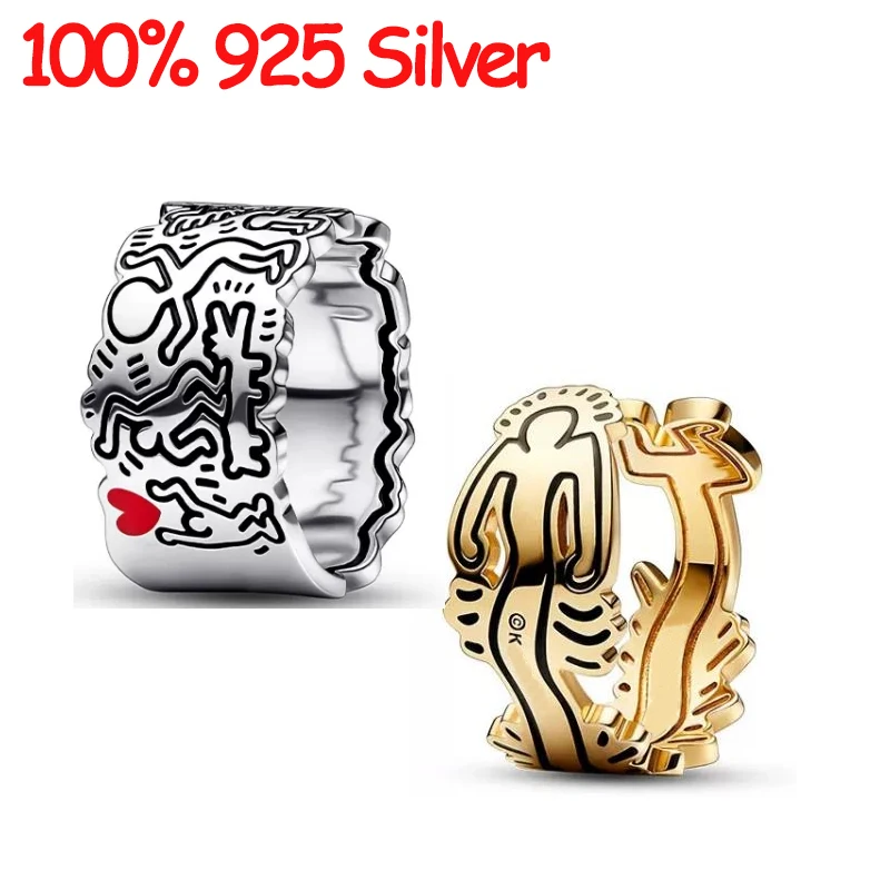 2022-Fashion-100-High-Quality-S925-Sterling-Silver-Wide-Shape-Original ...