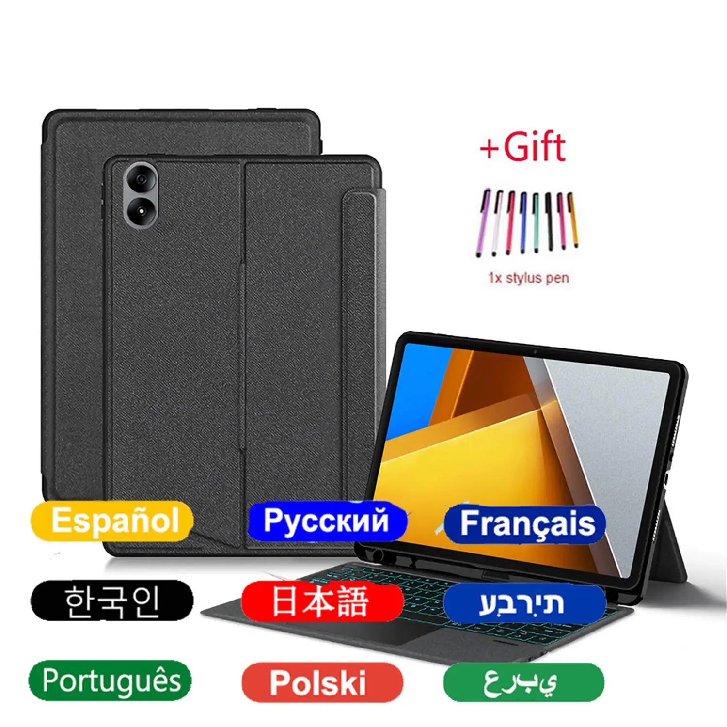 Capa-de-Teclado-Magn-tico-para-Redmi-Pad-Pro-Capa-Trackpad ...