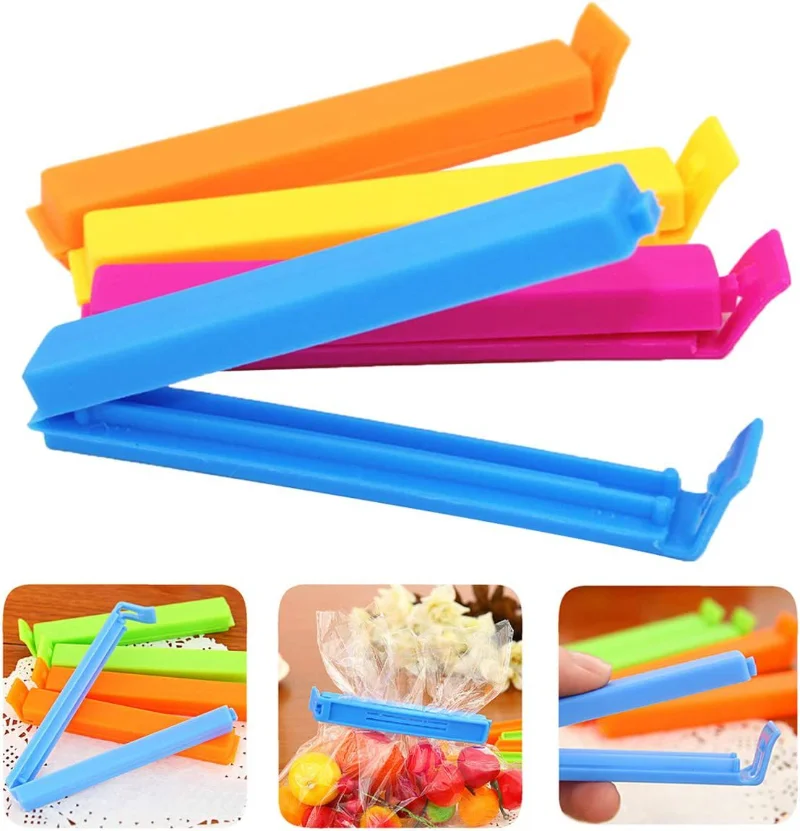 2/4/6/8pcs Food Sealing Clips Bag Clips Portable Kitchen Storage Food ...