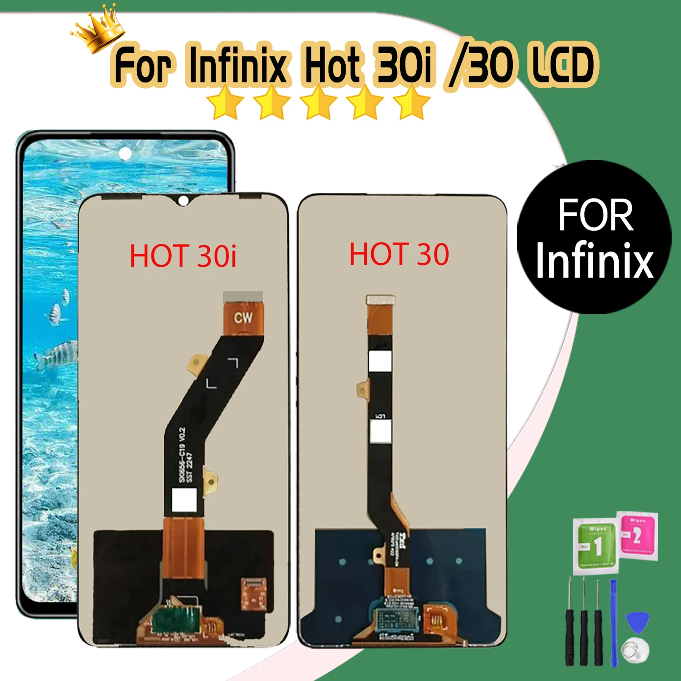 Testado-lcd-para-infinix-quente-30-hot30-x6831-lcd-para-infinix-quente ...