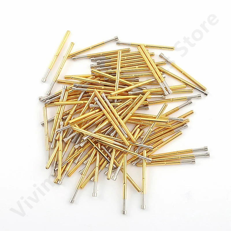 Pogo Pin Mount Pogo Pin Connector 100pcs Spring Test Pogo Pin, Concave ...