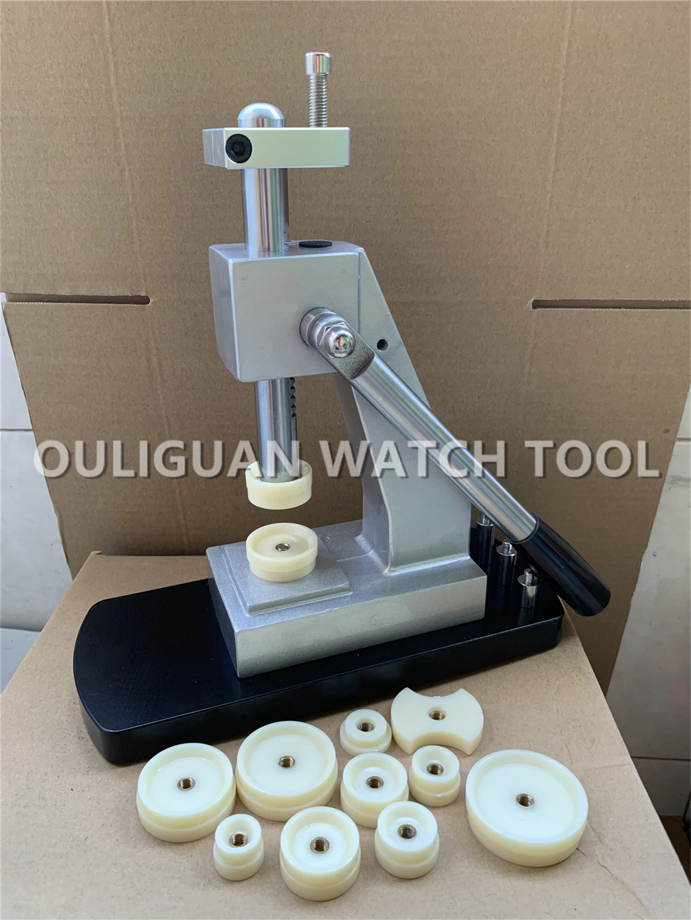 New Updated 6173 Watch Back Case Press Tool Mineral Glass Crystal ...
