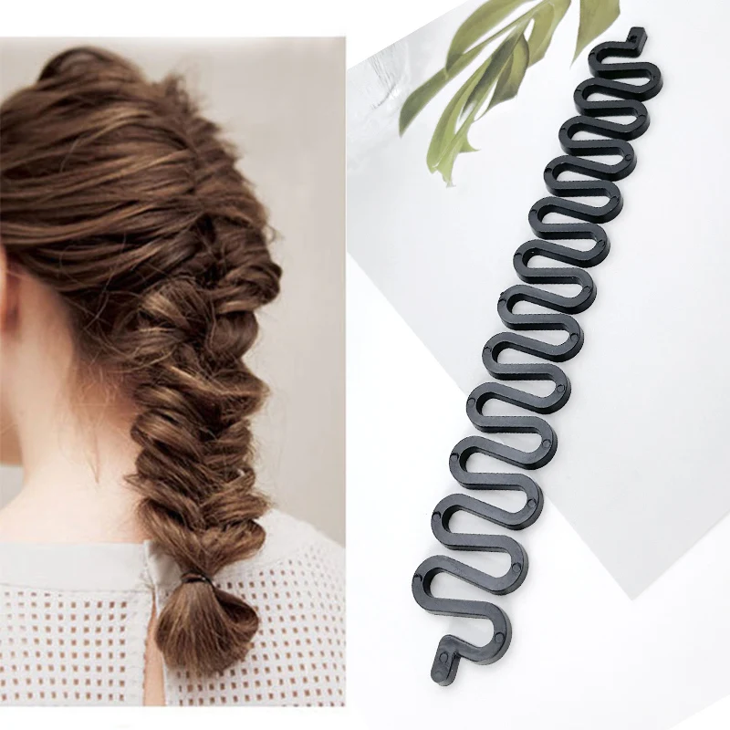 Women-Professional-Hair-Braid-Holder-Clip-Wave-Hair-Braiding-Tool-Weave ...