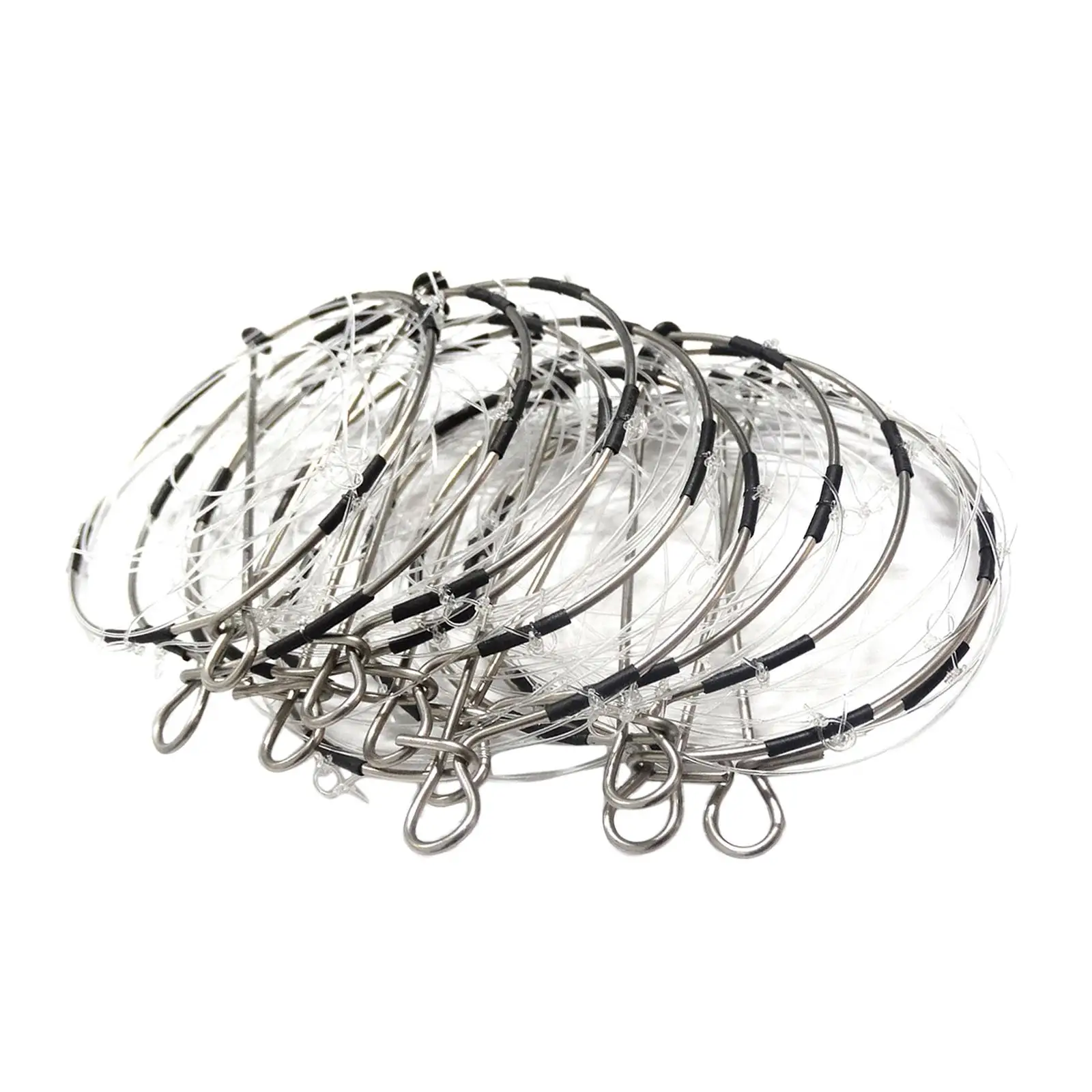 10Pcs-Crab-Trap-Portable-Six-Movable-Buckles-Steel-Catch-Crabs-Tool ...
