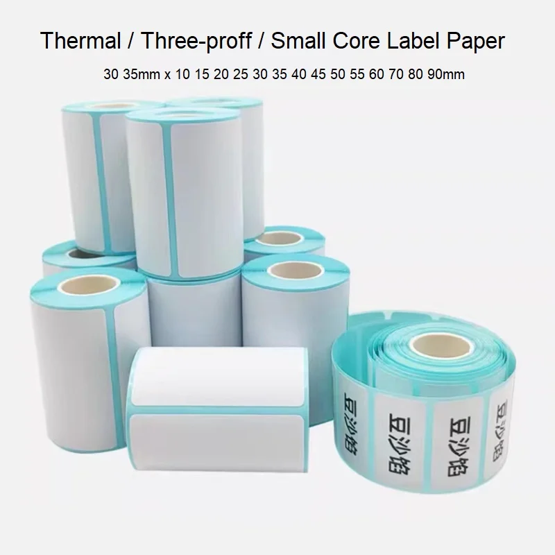 Waterproof-Self-Adhesive-Small-40-30-50x10-60-90mm-Thermal-Label ...
