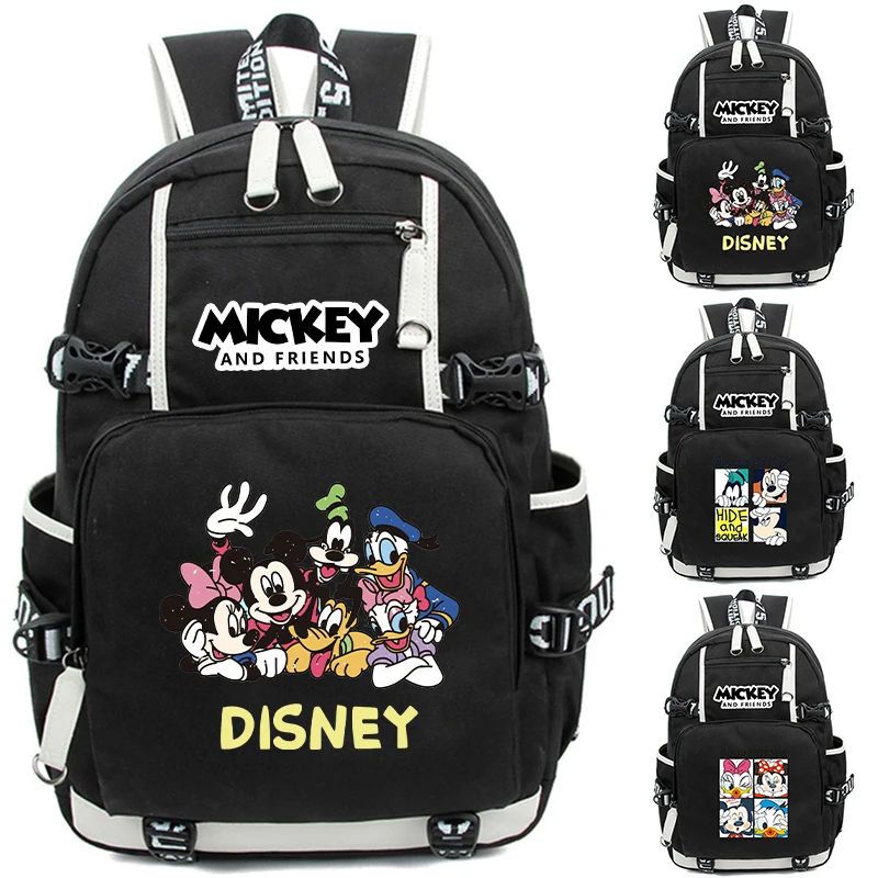 3Pcs-set-Disney-Mickey-Mouse-Cartoon-Backpack-Men-Canvas-Rucksack ...