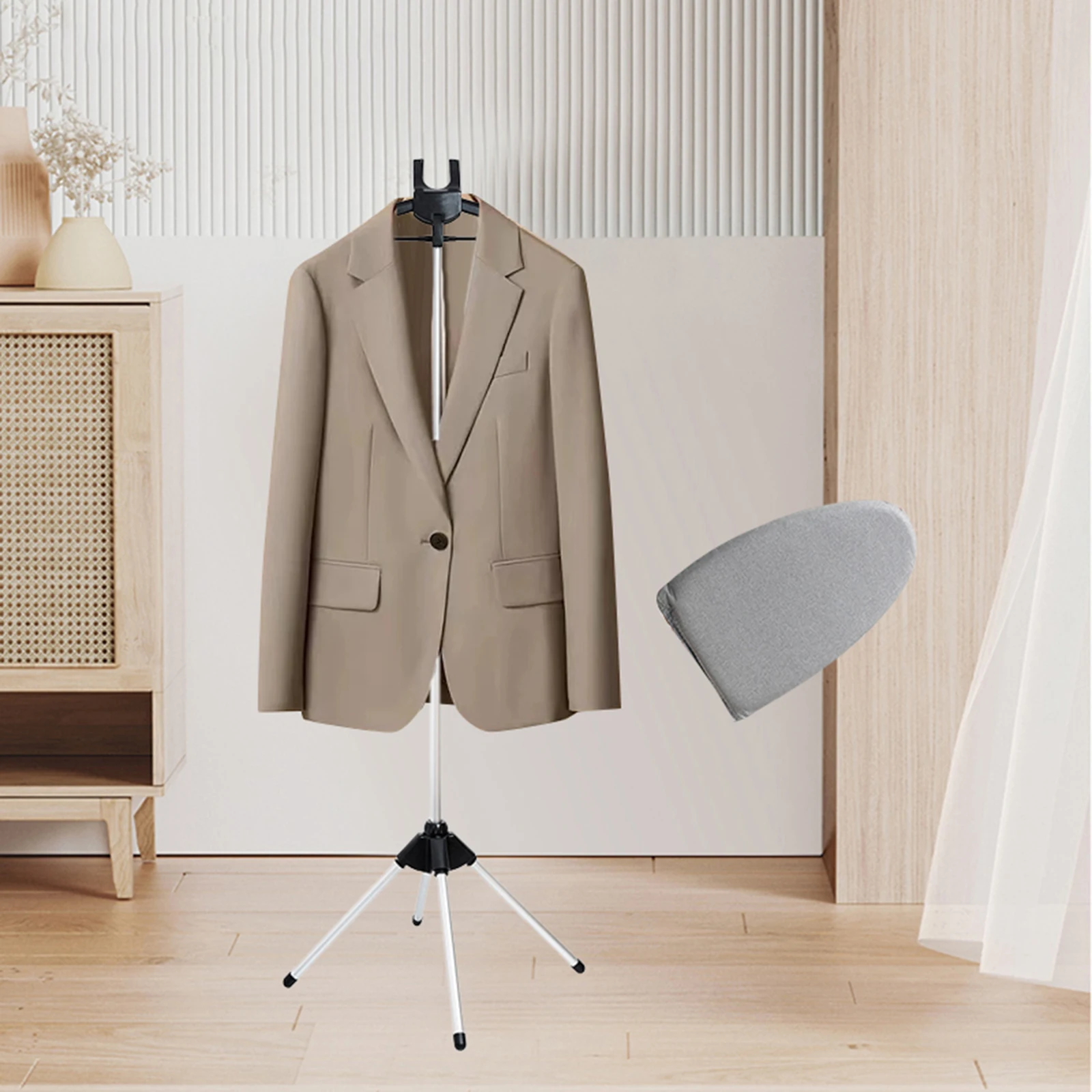 Steam Iron Stand Adjustable Height Standing Ironing Machine Bracket ...