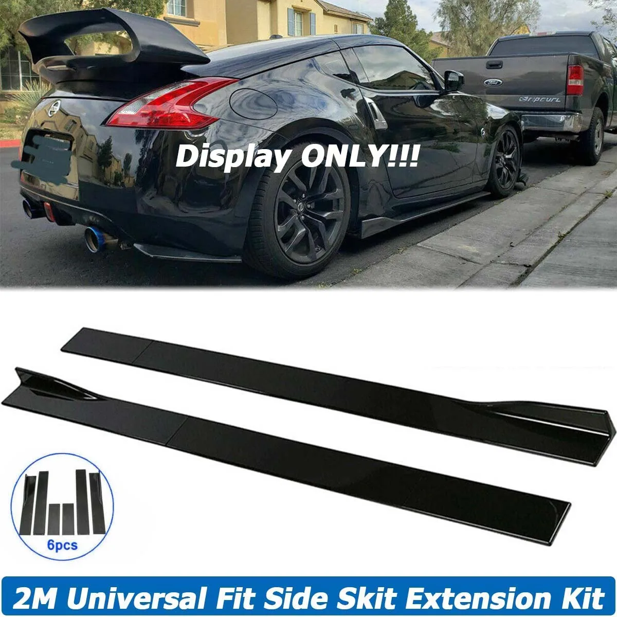 78.7“ 86.6“Side Skirt Universal For Nissan 370Z 350Z Altima 2006-2022 ...