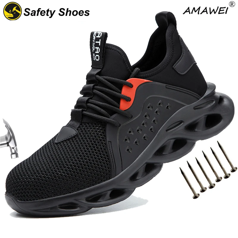 AMAWEI-Work-Sneakers-Steel-Toe-Shoes-Men-Women-Safety-Shoes-Puncture ...