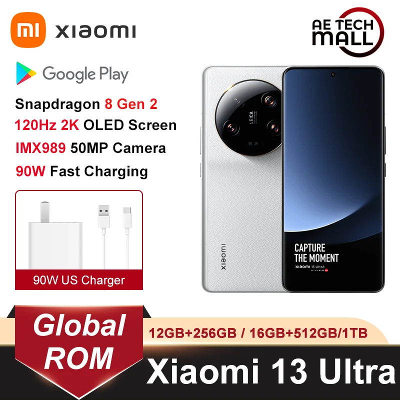 Xiaomi 13 Ultra 5G Smartphone Snapdragon 8 Gen 2 IMX 989 Leica Lente ...