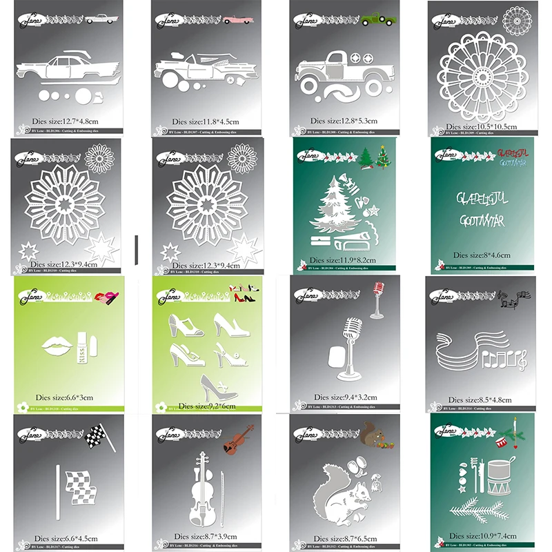 NEW Metal Cutting Dies Various small molds for Scrapbooking Steel Craft ...