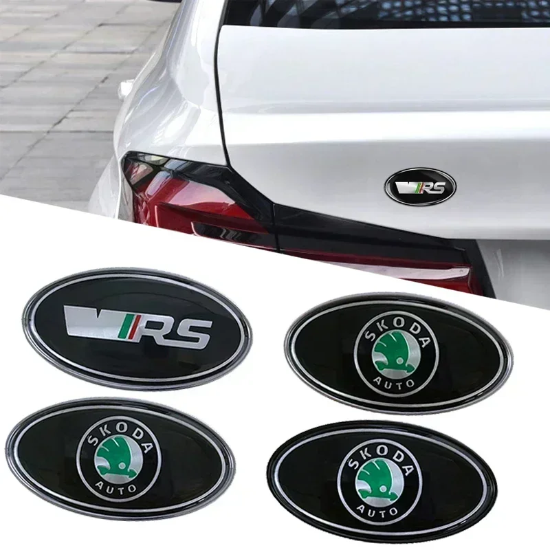 Car-Sticker-Front-Rear-for-Skoda-VRS-Octavia-2-A7-Tour-RS-Rapid-Kodiaq ...