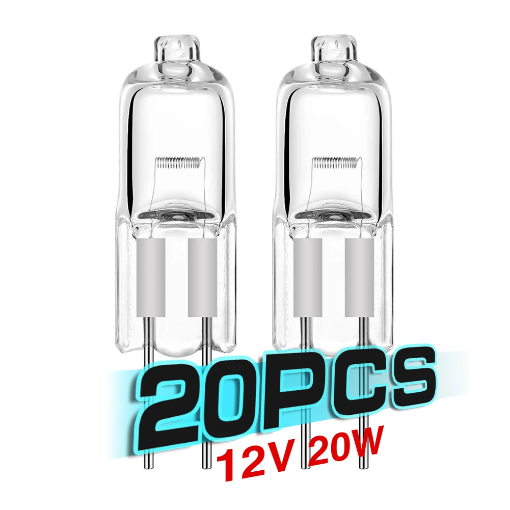 20pcs/lot Ultra Bright g4 12 v 20 w JC Type halogen lamp G4 12V 20W ...