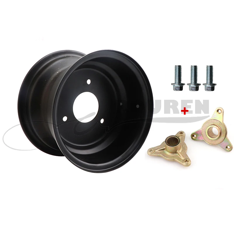 Tao Tao Rims 7" Inch ATV Wheel Rim 3 Lug Rim 78mm Bolt Distance For ...