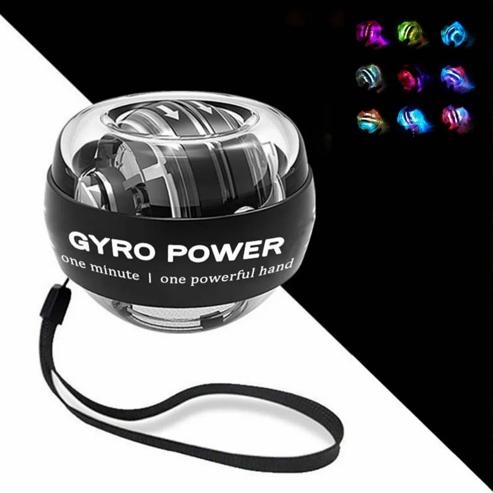 Gyro Power Ball Colorful Led Lights Hand Strengthener Powerball ...