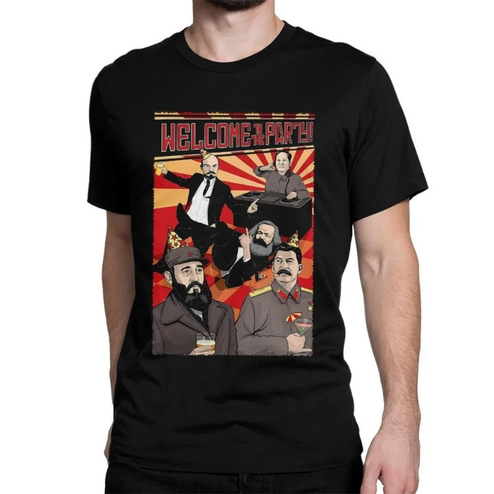 Welcome Communist Party TShirt for Men Women Funny Trendy Fashionable ...