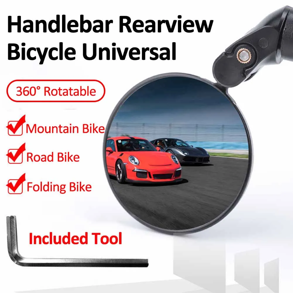 1Piece-Universal-Bicycle-Rearview-Mirror-Adjustable-Rotate-Wide-Angle ...