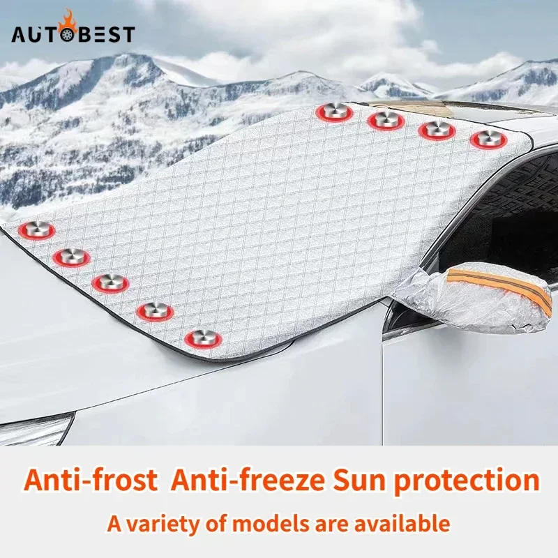 Car Windshield Snow Cover Anti-ice and Anti-frost Front Glass Snow ...