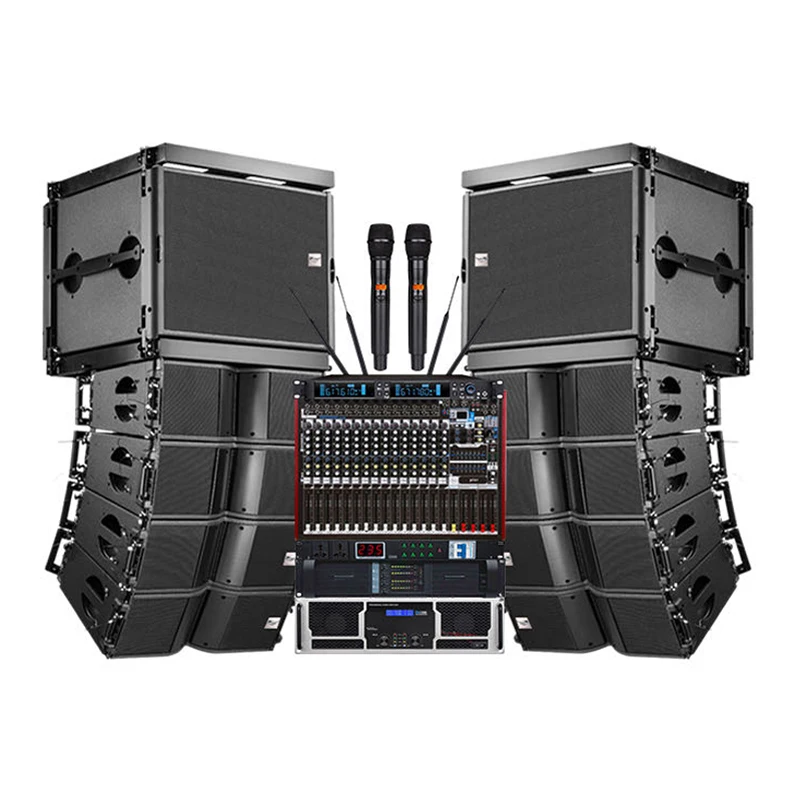 Ava-Sound-system-speaker-outdoor-8-line-array-speaker-set-15-inch ...