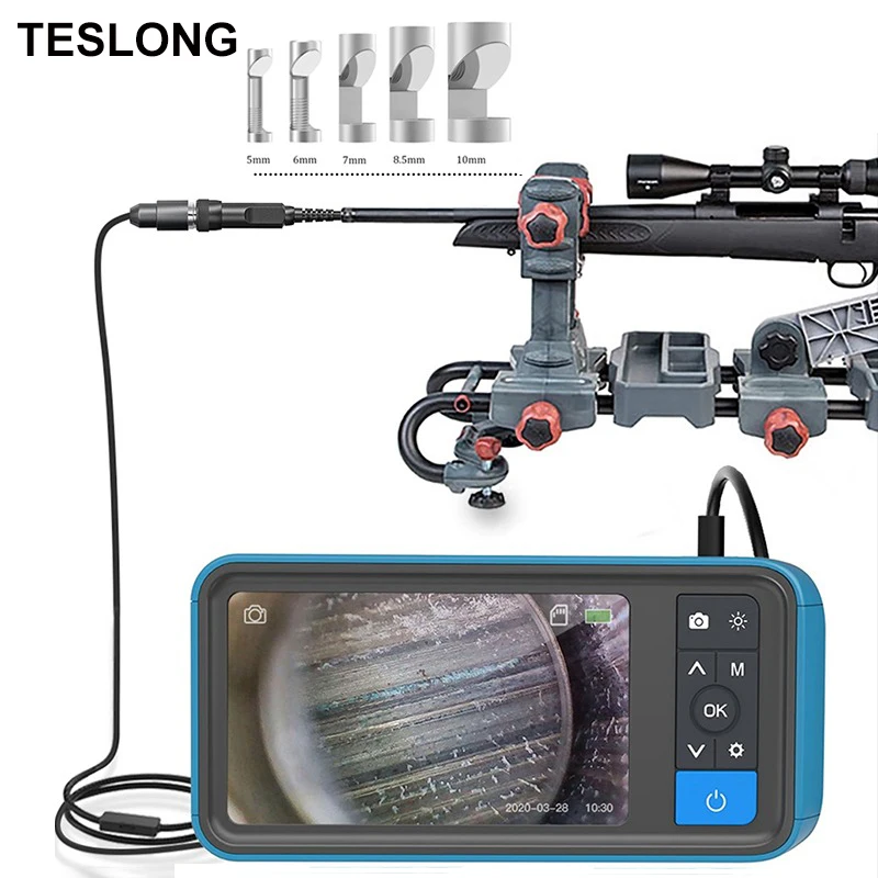 Teslong-NTG450-Rifle-Borescope-with-4-5-Screen-5mm-Gun-Cleaning-Camera ...