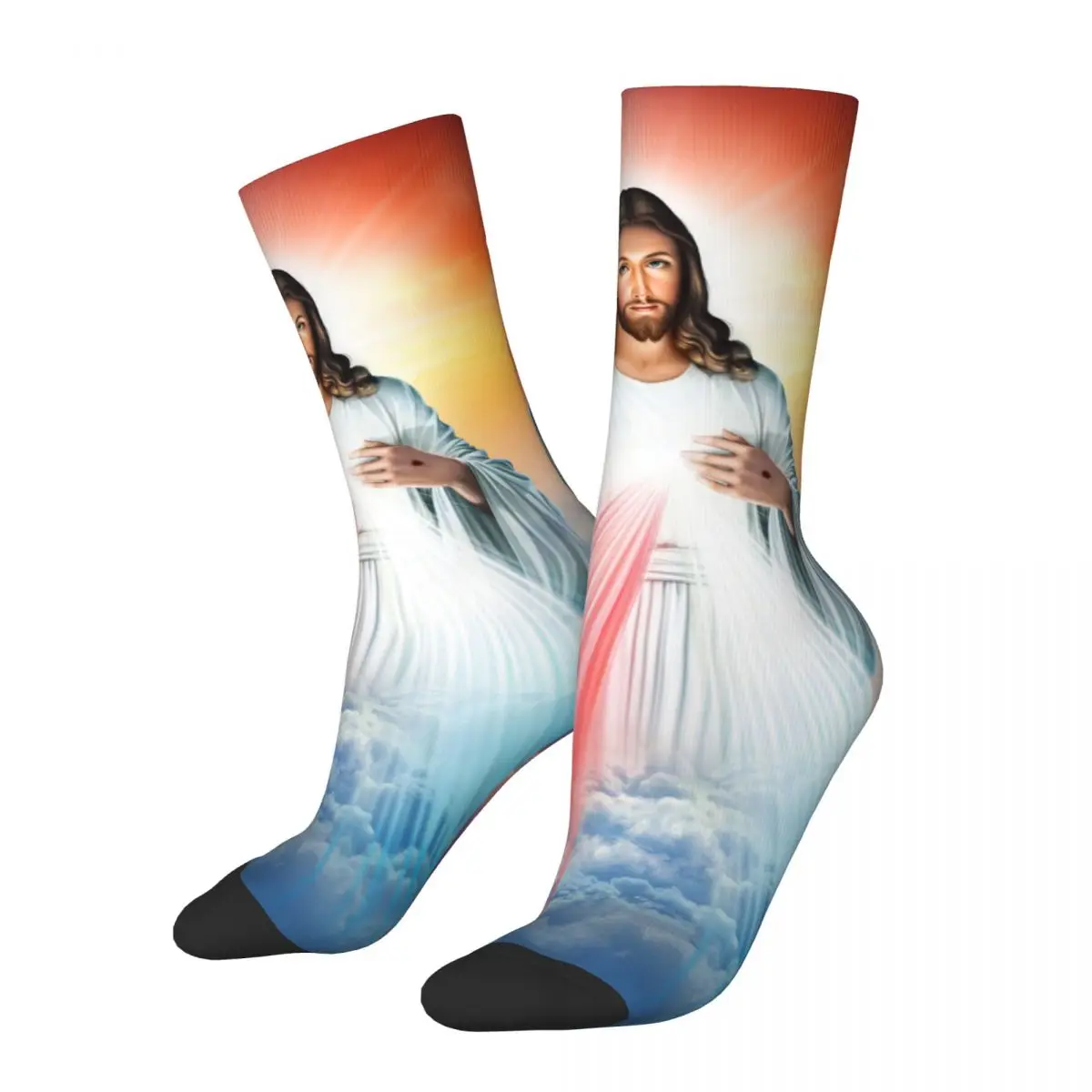 Jesus-Christ-Catholic-Bible-Socks-Merch-For-Men-Women-Religious ...