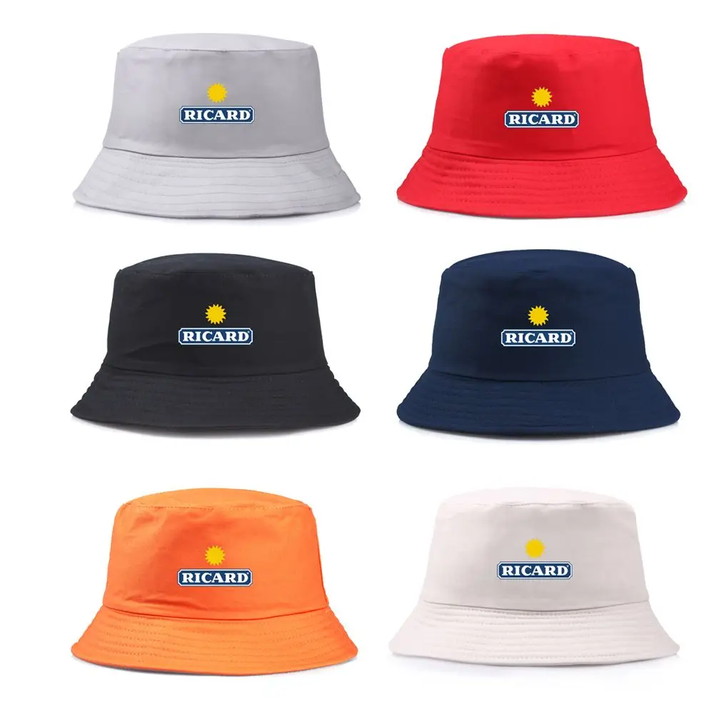 New Summer Bucket Hats Man Women Cotton Ricard Fisherman Caps Teen ...