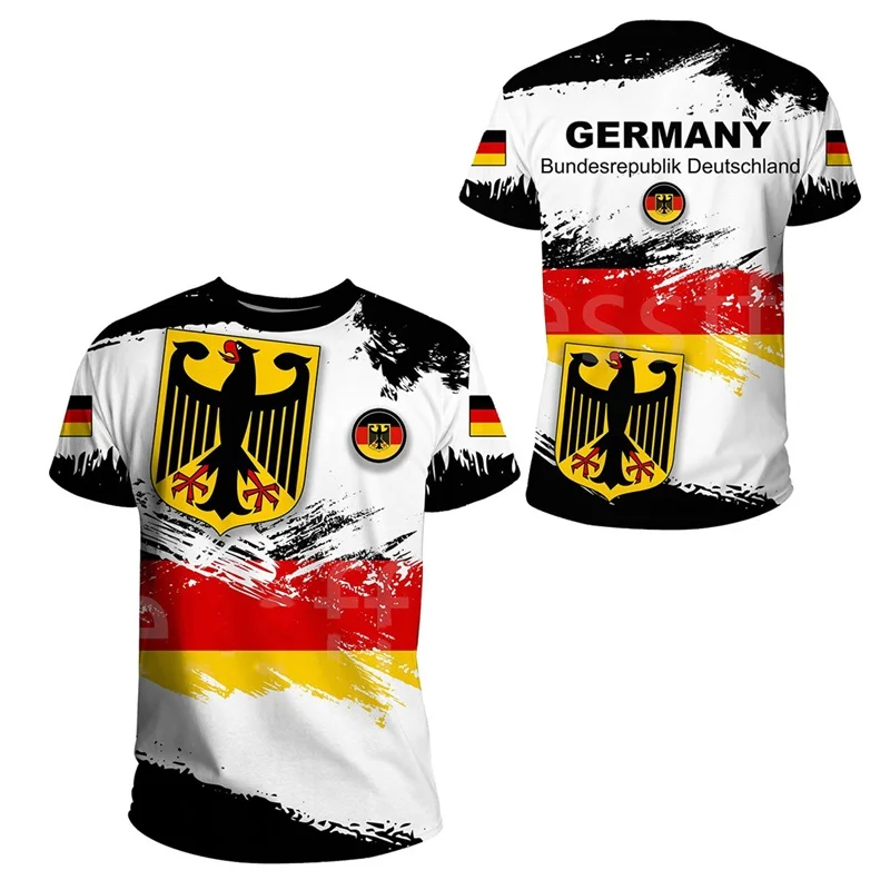 German-Flag-Graphic-T-Shirt-for-Men-3D-Printed-Summer-Sport-Gym-T-shirt ...