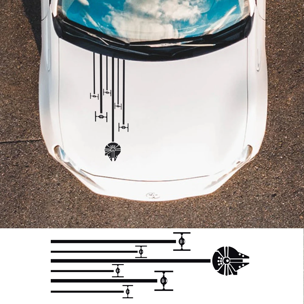 Car-Hood-Cover-Stickers-Vinyl-Decal-For-Audi-BMW-Mercedes-Ford-VW ...