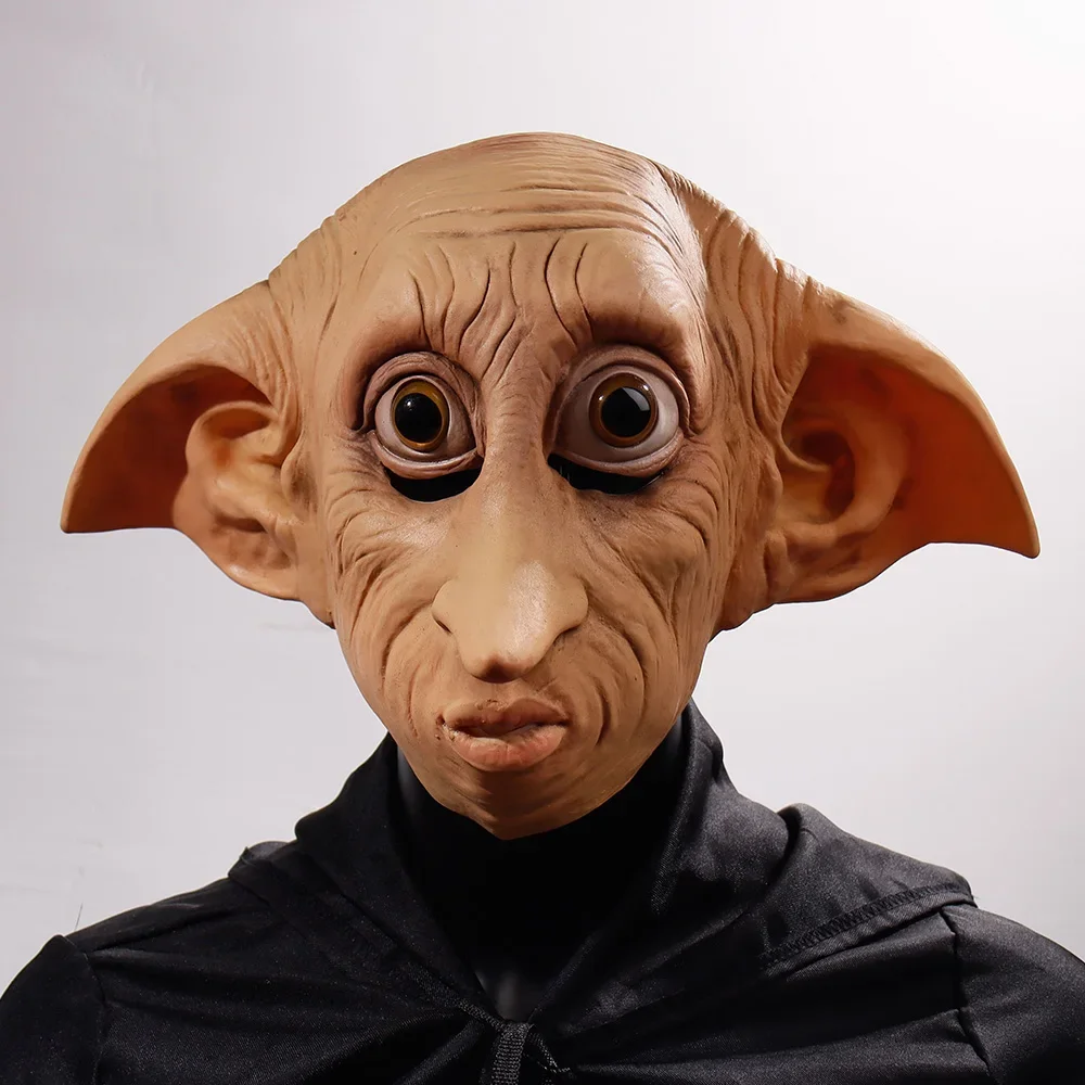 Halloween-Dobby-Elfin-Mask-Cosplay-Funny-Animal-Elf-Long-Nose-Latex ...