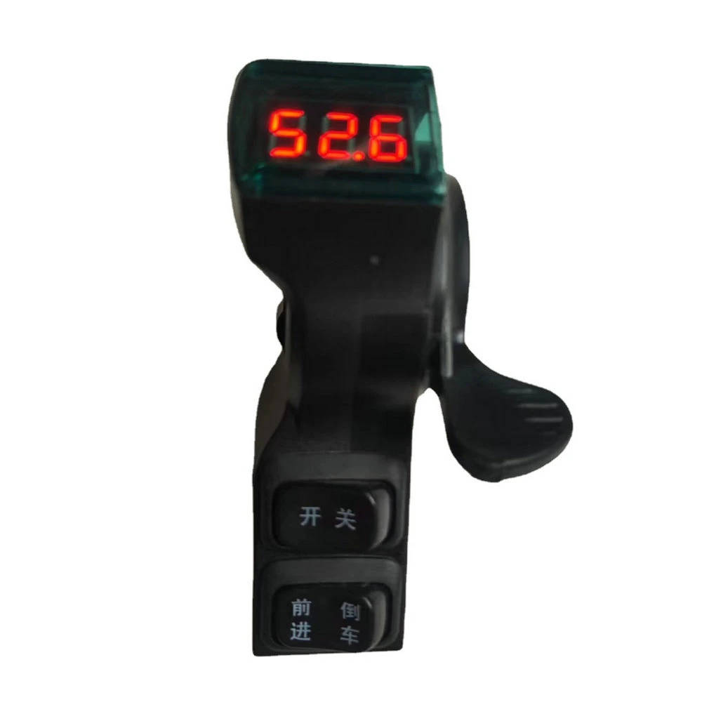 Red screen thumb switch+forward reverse+cruise+3 speed electric bicycle ...
