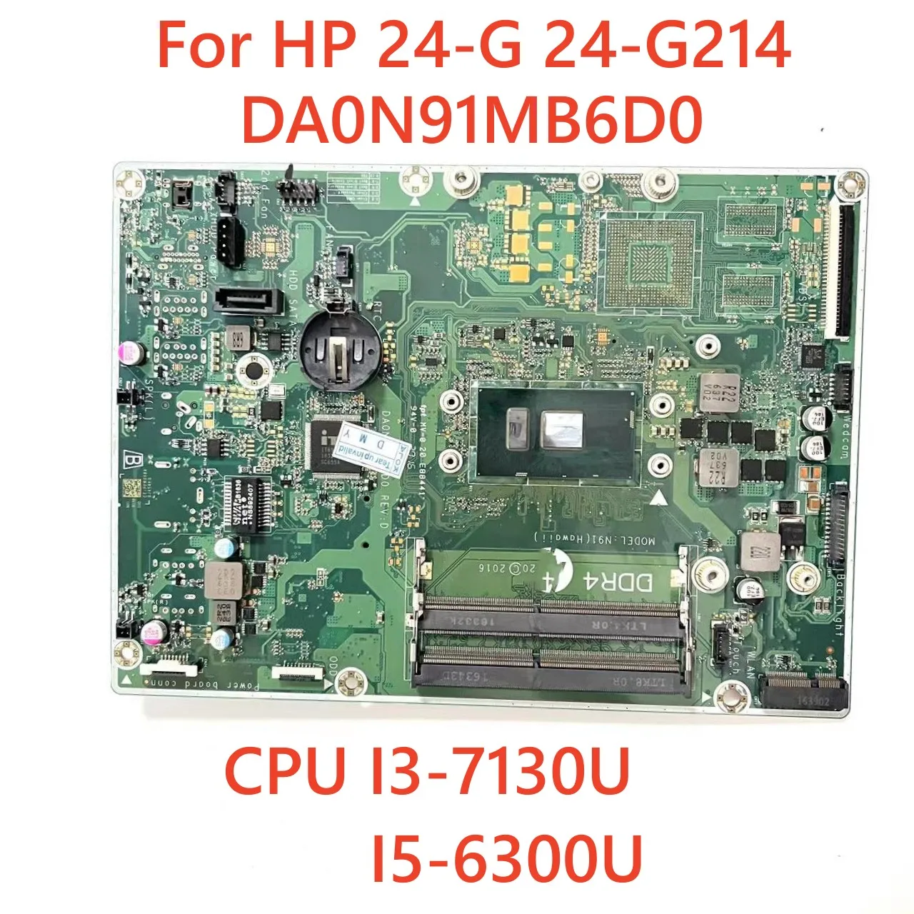 For-HP-24-G-24-G214-Laptop-motherboard-DA0N91MB6D0-with-I3-I5-CPU-UMA ...
