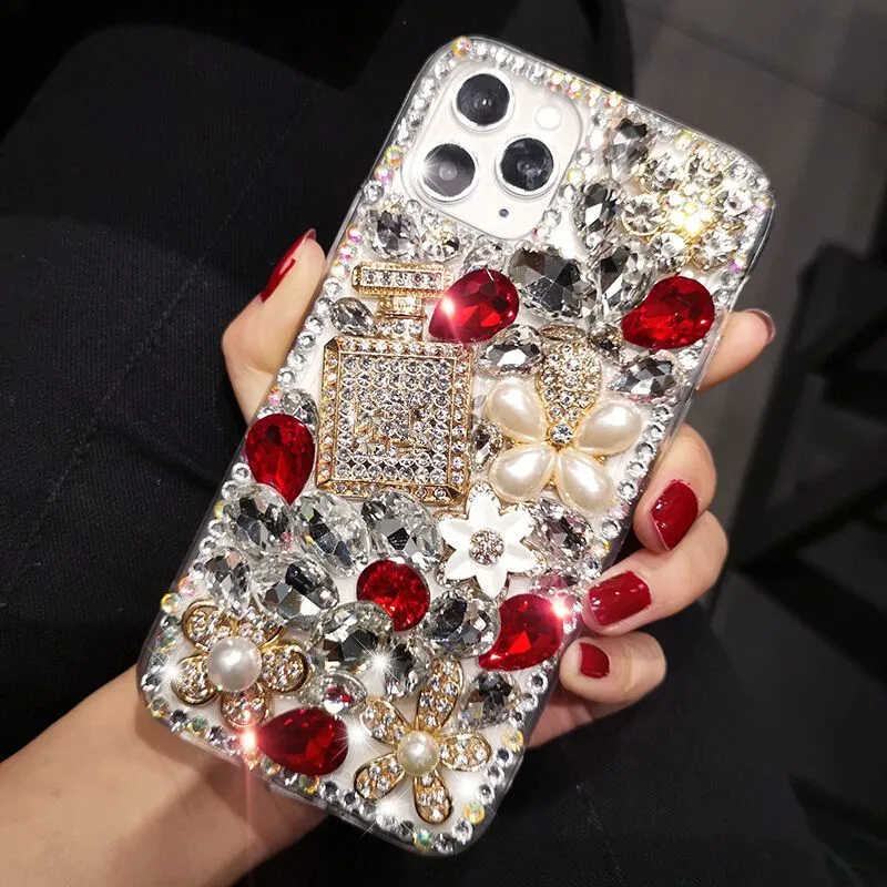 Luxury Bling Diamond Phone Case for Moto G52 4G (Clear)