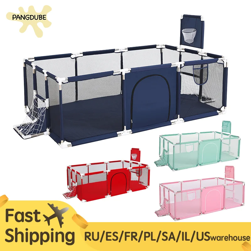 Baby Playpen|Baby Activity Gym with Soccer Goal L & S Optional Size on ...